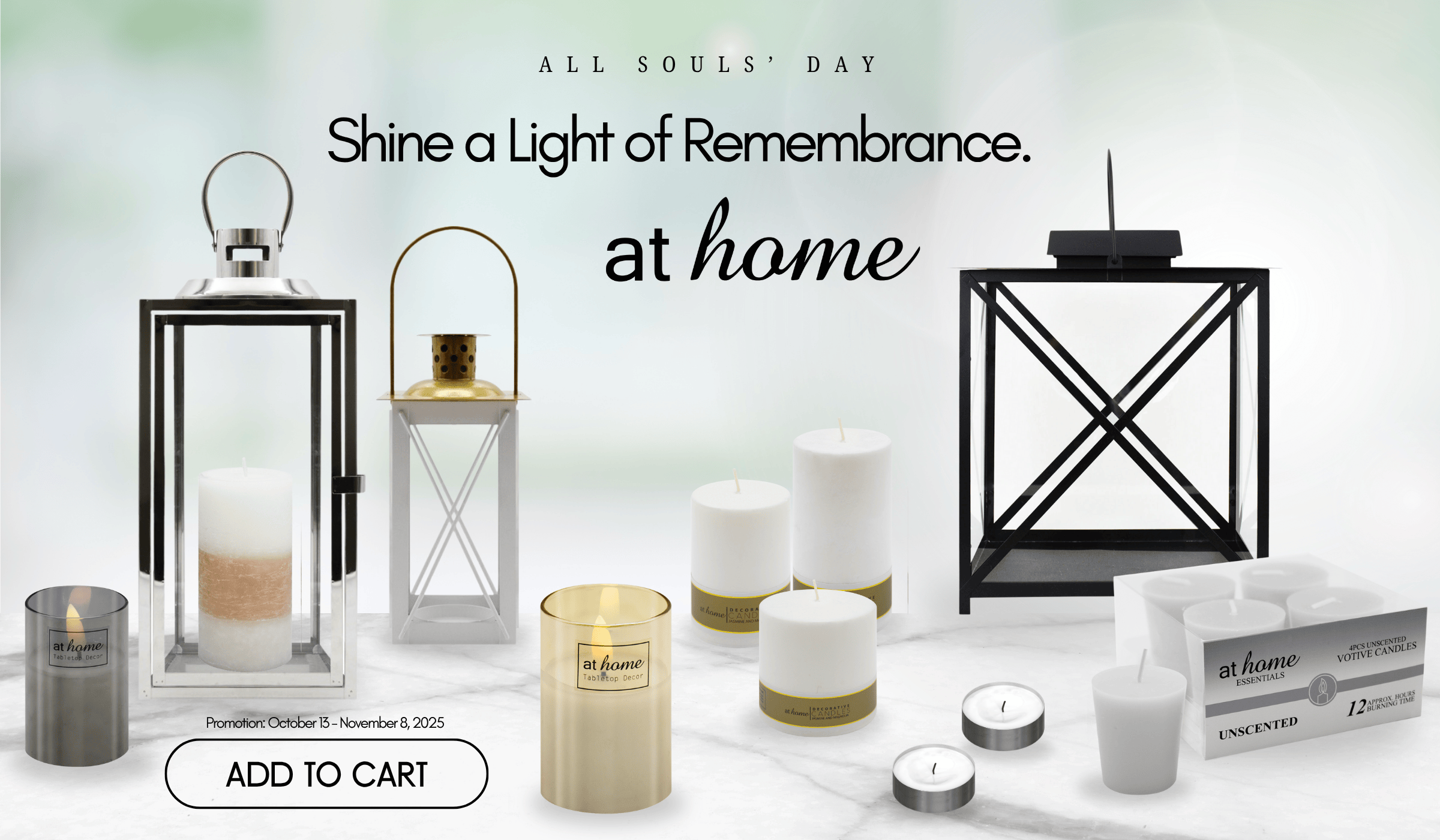 AT HOME Promotion: All Souls' Day (October 13 - November 8) (2025)