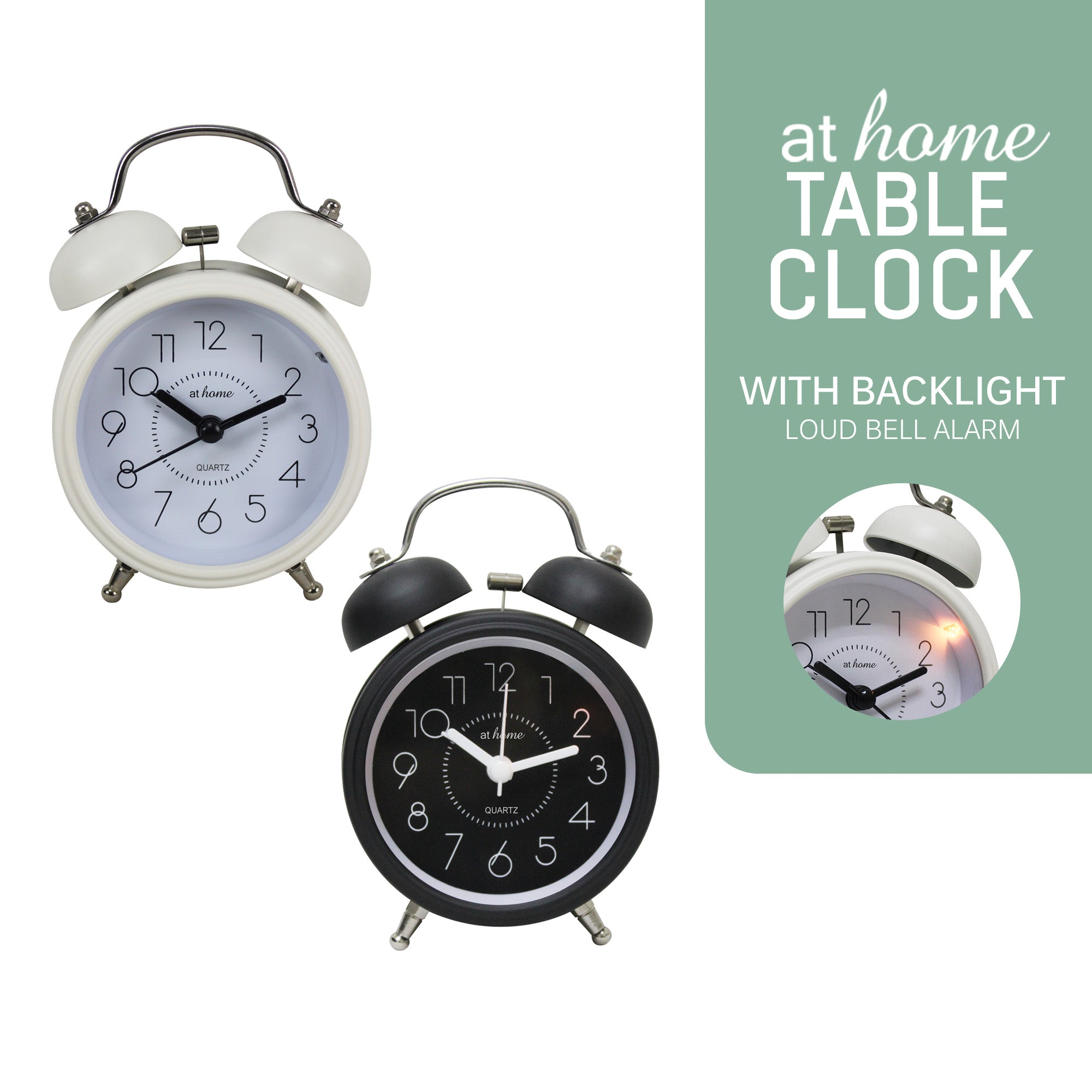 Brent Vintage Analog Alarm Clock — Essential