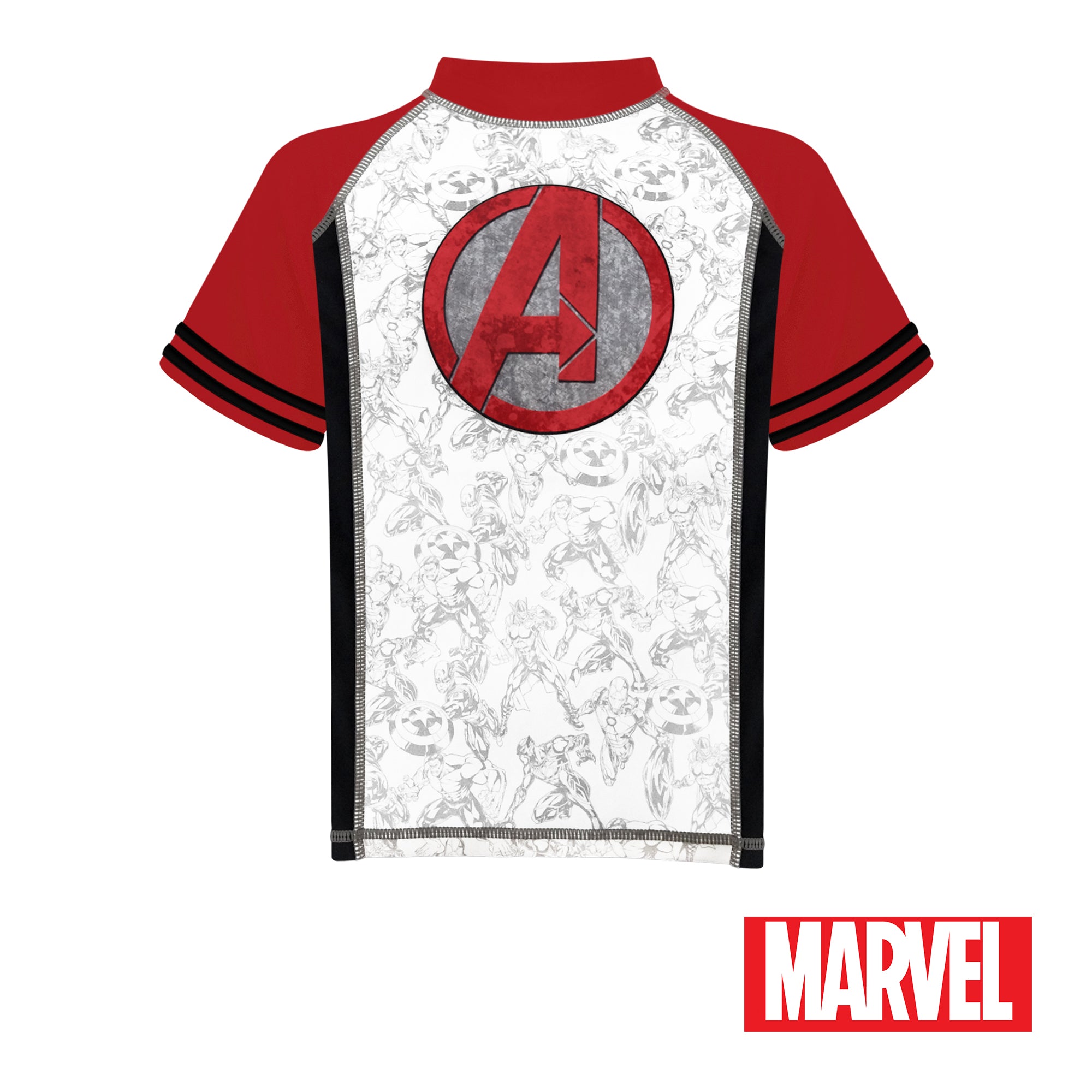 Avengers Short Sleveed Rashguard