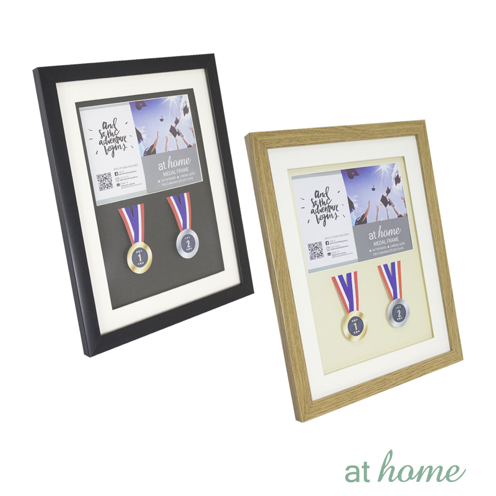 Medal Picture Frame – 2 Medals & 5x7 Photo