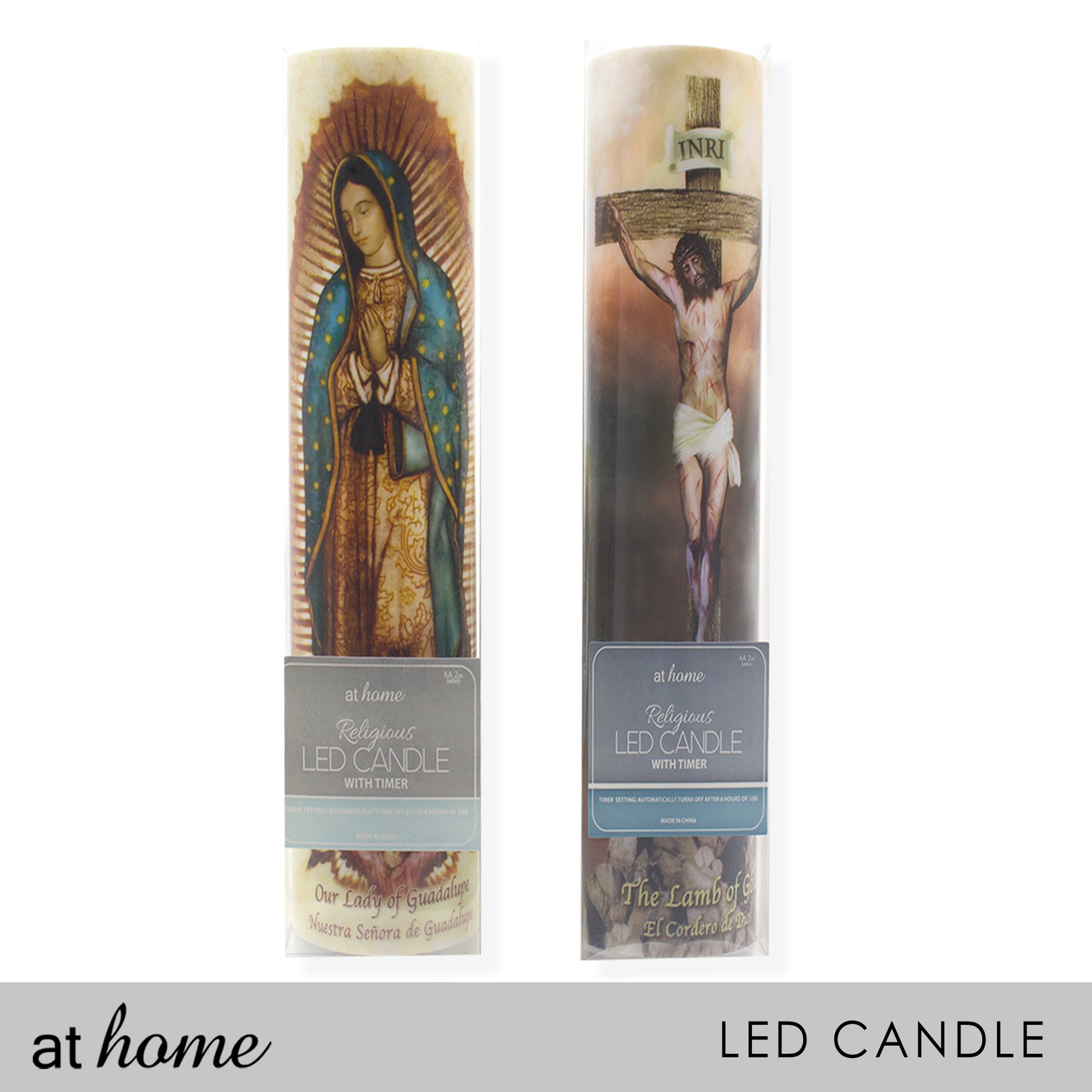 Religious LED Candle