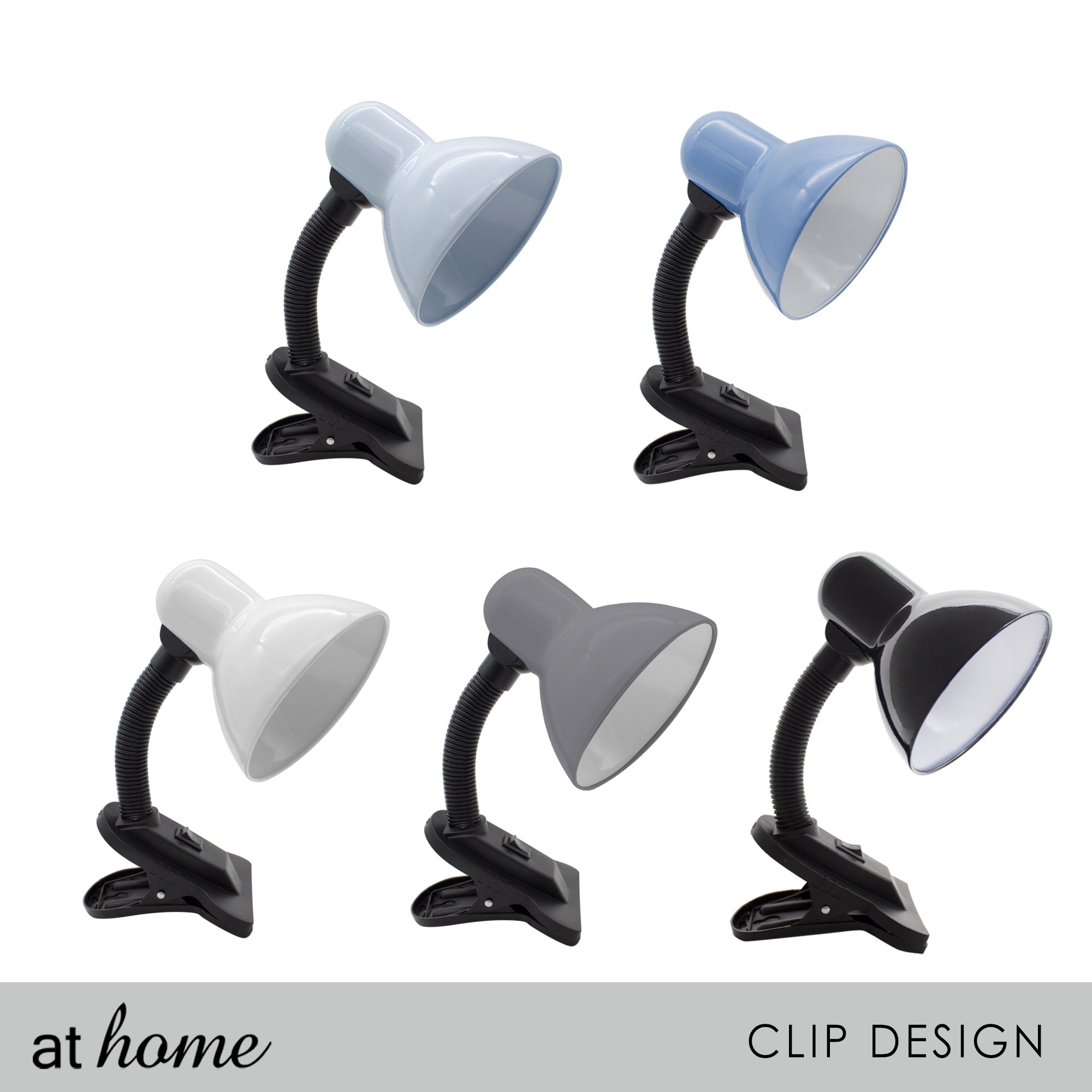 Flexible Clamp 9" Desk Lamp