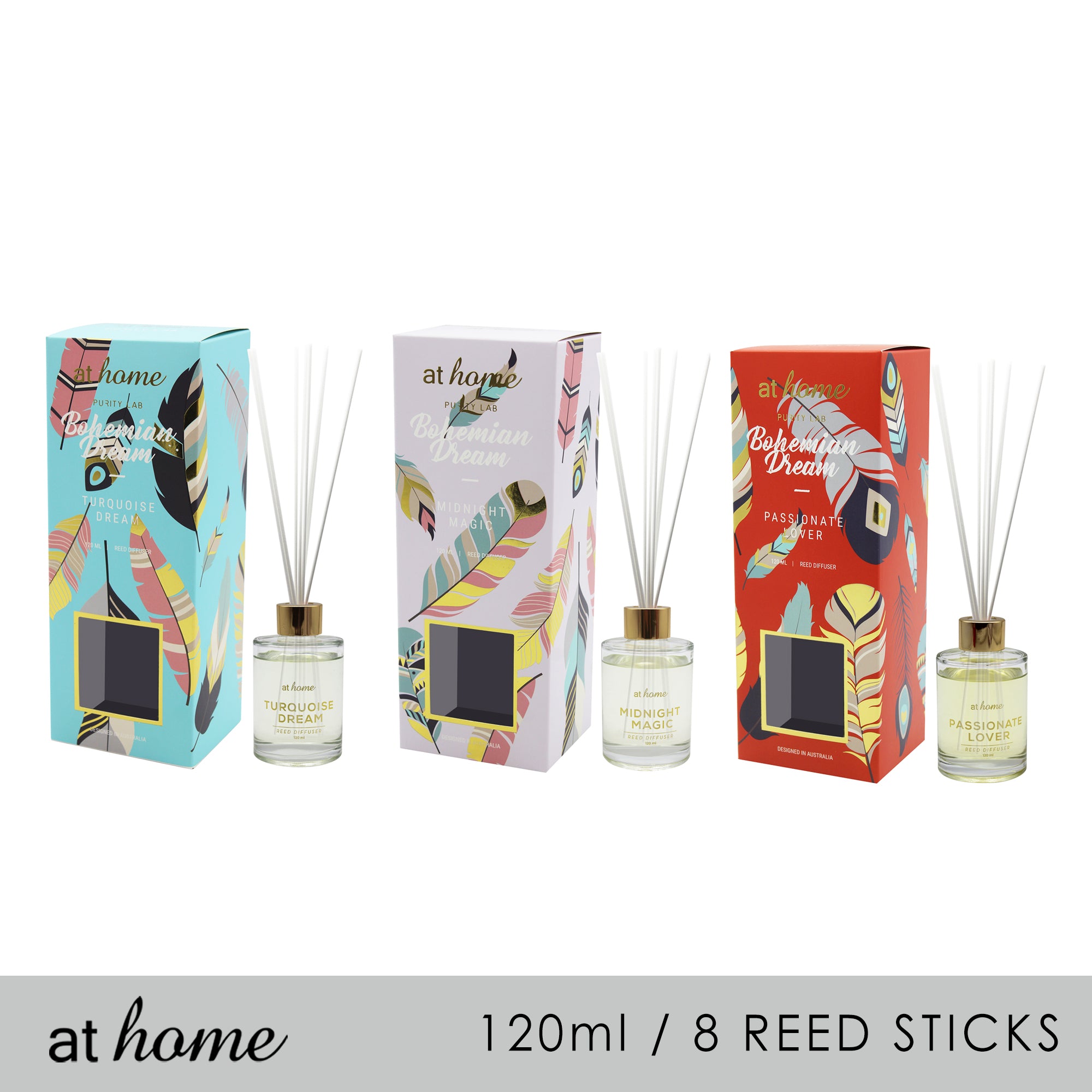 Wild Bohemian Reed Diffuser 120ml w/ 8 Reed Sticks
