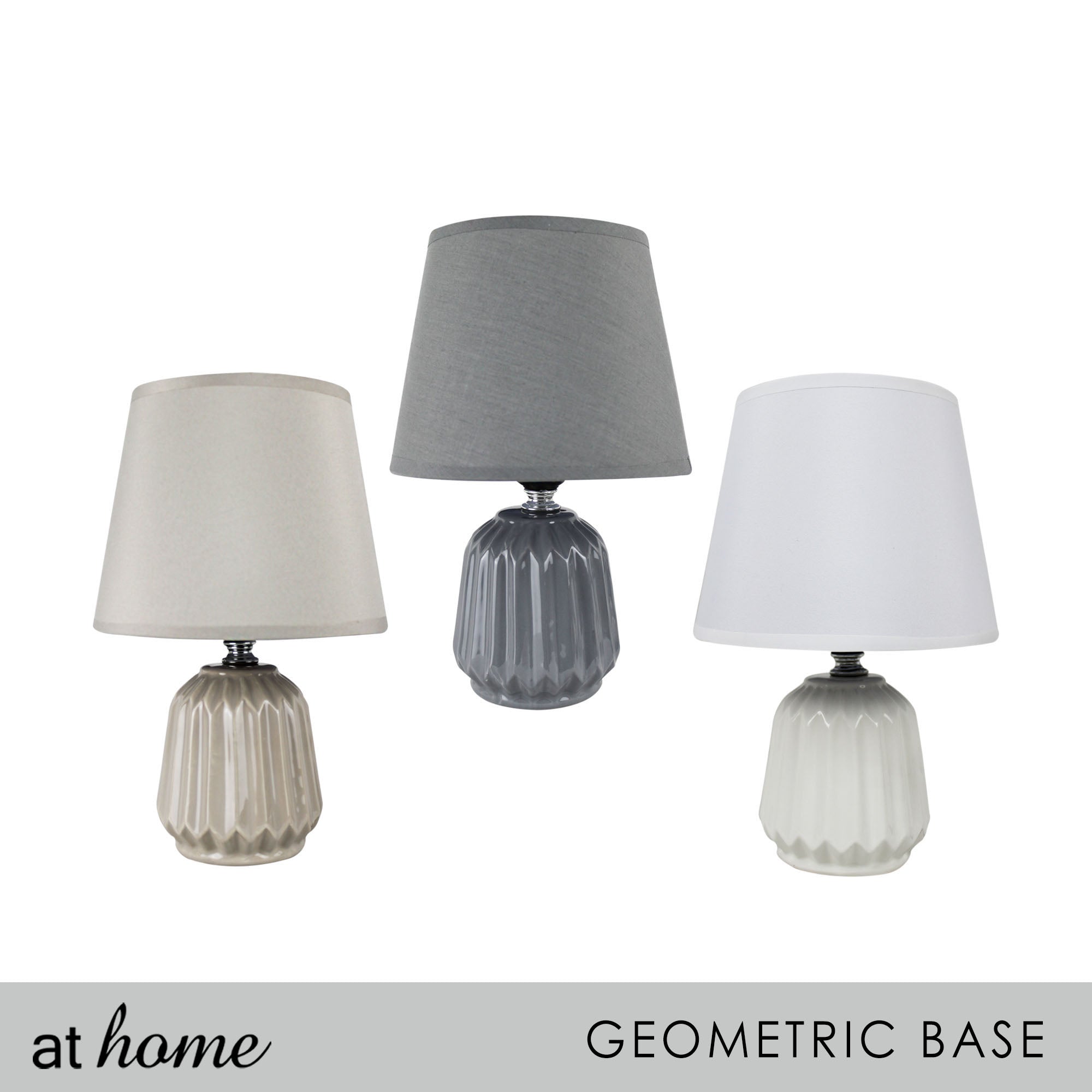 Zion Ceramic Table Lamp w/ Linen Shade