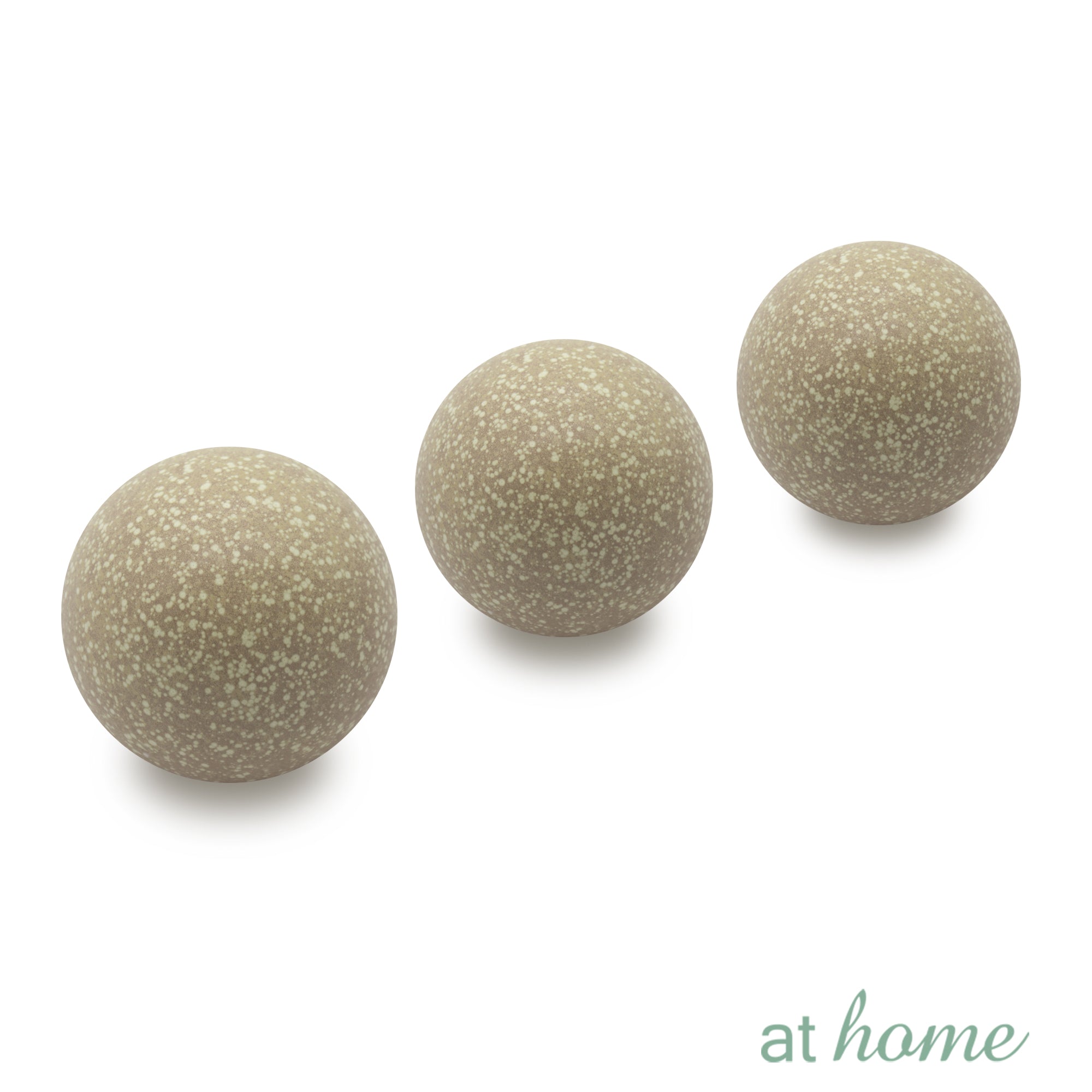 Ceramic Sphere Dotted Design Decor Ball