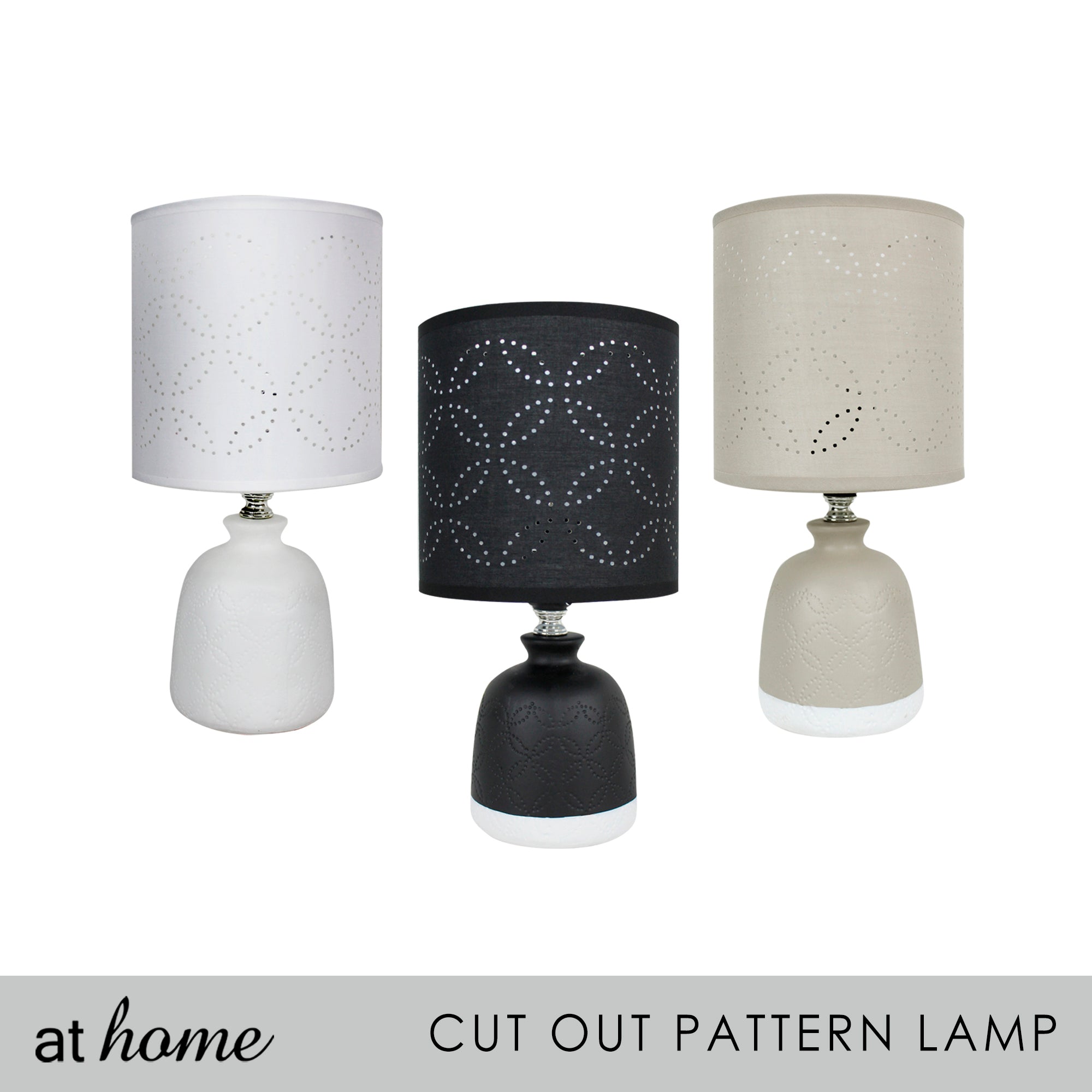 Ziggy Ceramic Table Lamp with Linen Shade