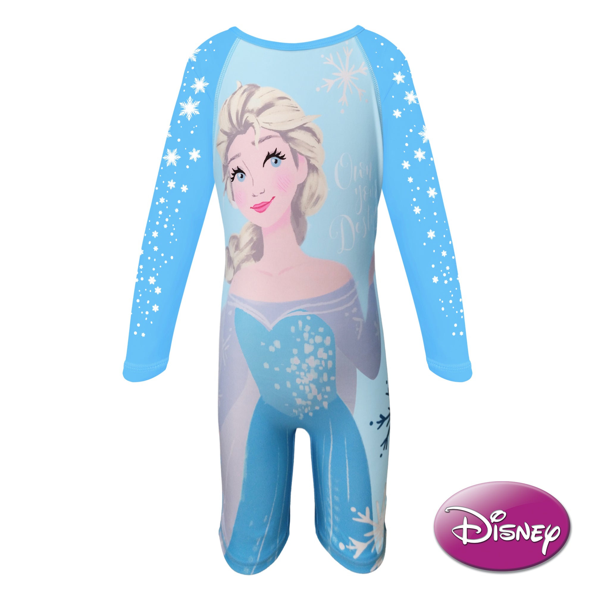 Disney Frozen Long-sleeved Bodysuit with Self Tie Back Ribbon