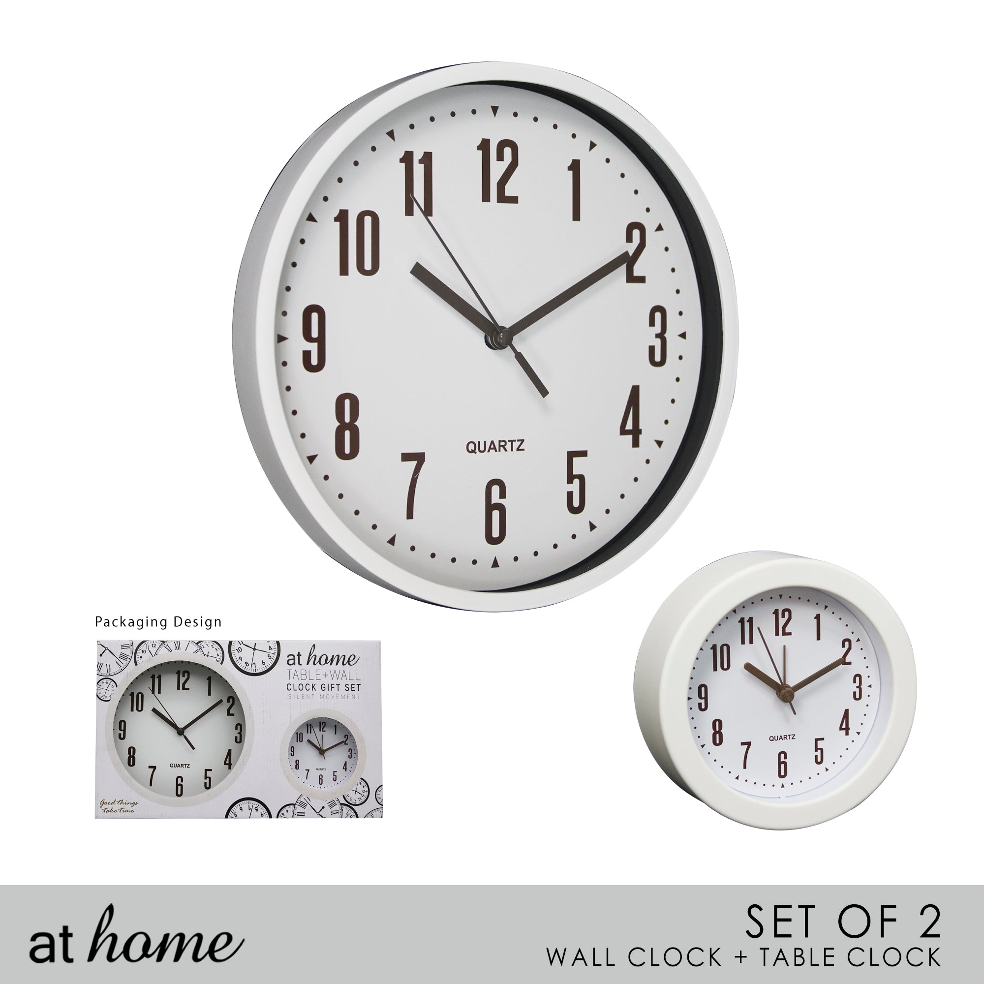 1pc Willow Wall & Alarm Clock Set